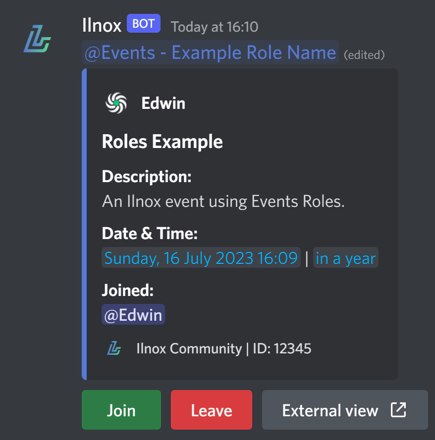Events Guide | Ilnox